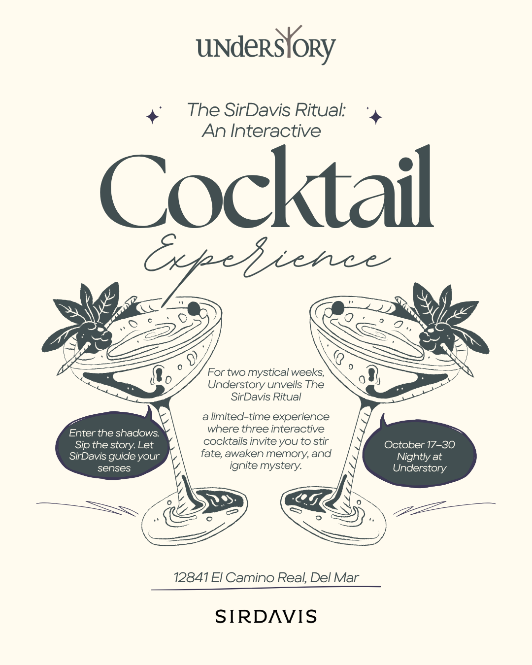 The Sir Davis Ritual: An Interactive Cocktail Experience